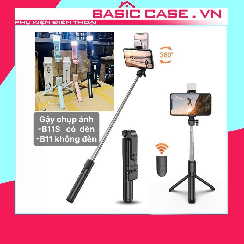 Gậy chụp ảnh tự sướng 3 chân bluetooth có đèn led, gậy chụp hình selfie ...