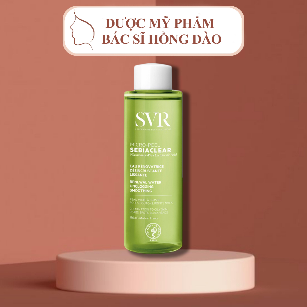 [CHÍNH HÃNG] Toner giảm mụn, se khít lỗ chân lông SVR Sebiaclear Micro ...