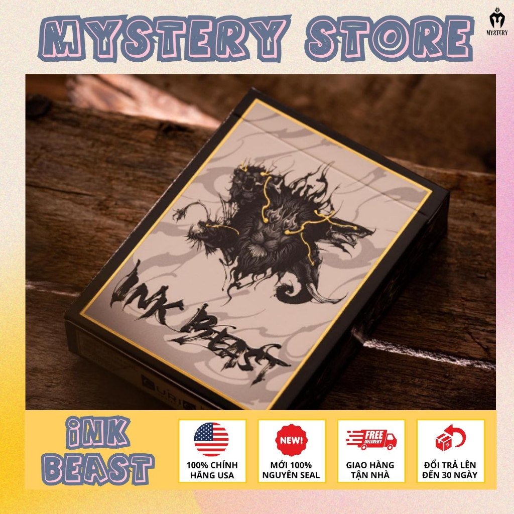 Bộ bài tây, bài ảo thuật USA: INK BEAST GOLD EDITION Playing Cards ...