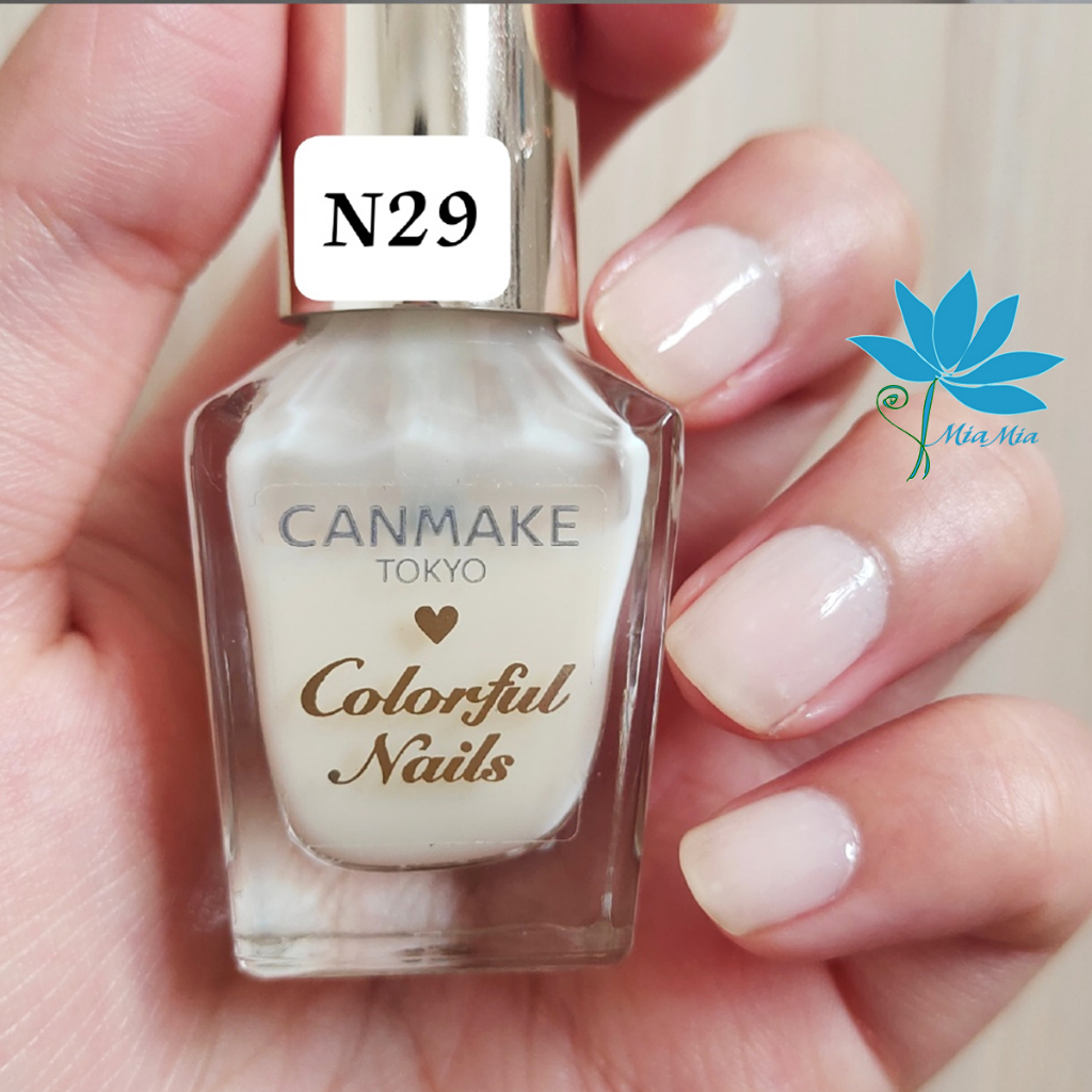 Sơn Móng Tay Thạch Canmake Tokyo Japan Nhật Bản Nội Địa Sơn Móng Chân Màu N29 Milk syrup Trắng ...