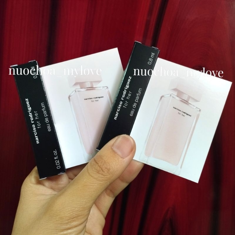 Vial nước hoa Narciso for Her EDP [0.8ml]new | Shopee Việt Nam