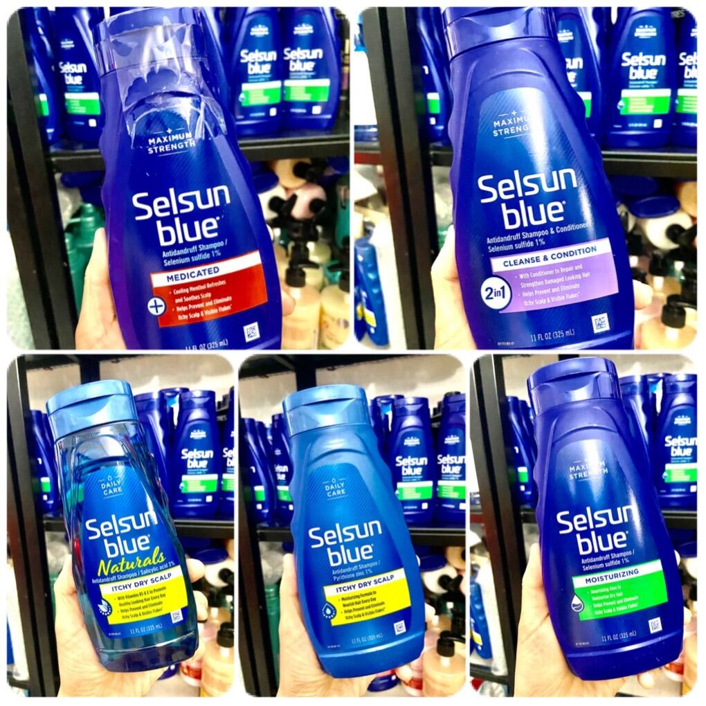 Dầu Gội Giảm Gàu và Nấm Da Đầu Selsun Blue Dandruff 325ml Mỹ | Shopee ...