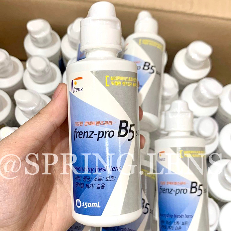 DUNG DỊCH NƯỚC NGÂM và NHỎ MẮT LENS FRENZ-PRO B5 @spring.lens | Shopee Việt Nam