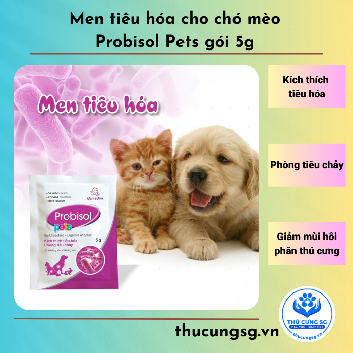 PROBISOL PETS - GÓI MEN TIÊU HÓA,KÍCH THÍCH ĂN CHO CHÓ MÈO | Shopee ...
