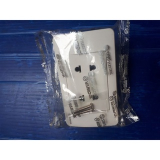 Mặt ổ cắm/ ổ cắm+ lỗ S18A hạt vuông SINO Vanlock | Shopee Việt Nam