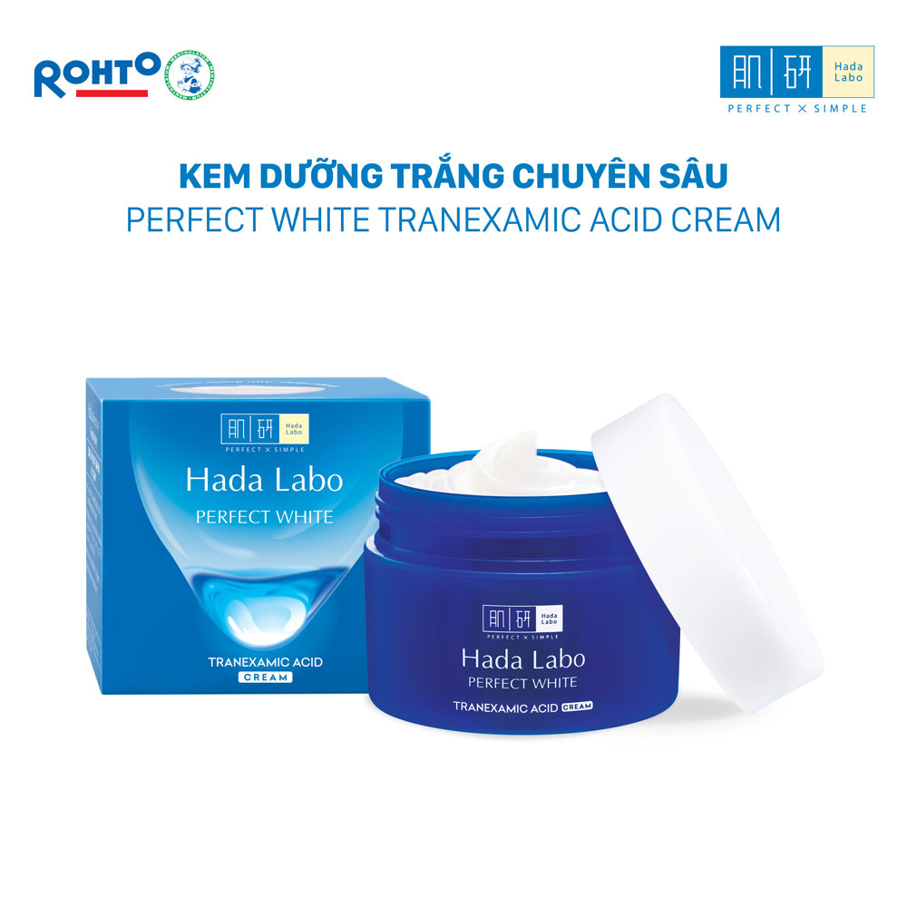 Kem dưỡng trắng Hada Labo Perfect White Tranexamic Acid Cream 50g ...