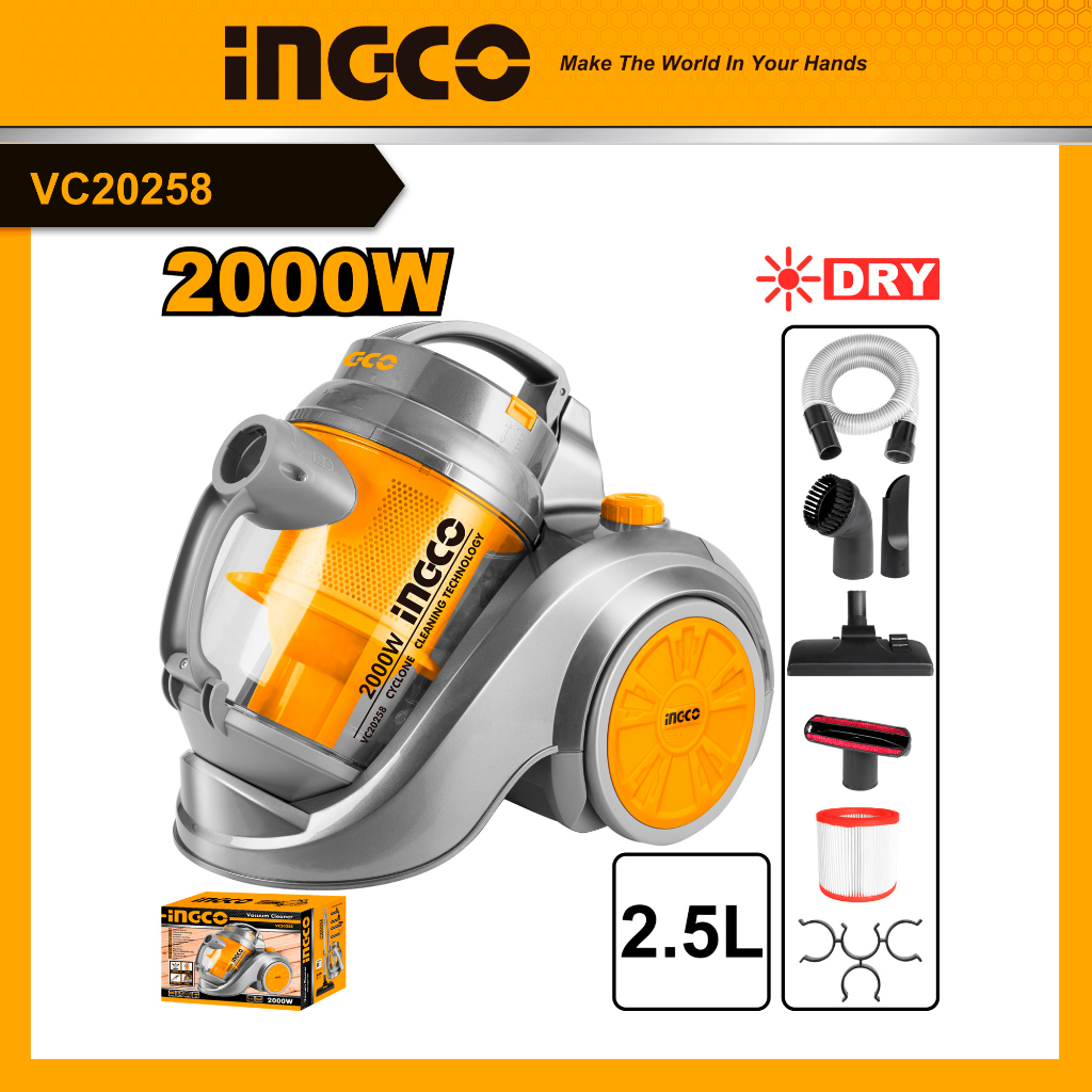 INGCO VC20258 Máy hút bụi khô 2000W | Shopee Việt Nam