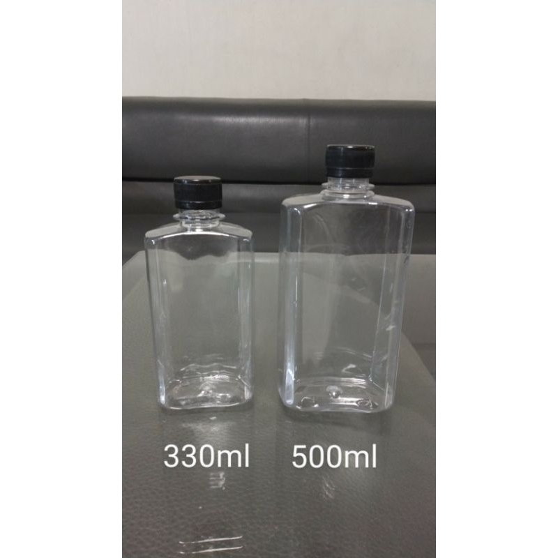 Chai nhựa pet dẹt 330ml, 500ml (thùng 100cái) | Shopee Việt Nam