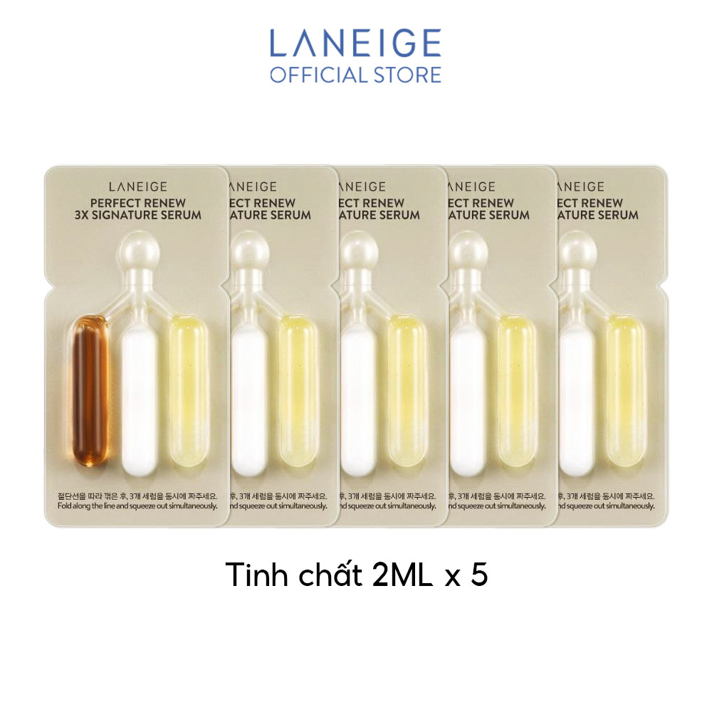 [HB gift] Bộ 5 blister Tinh Chất Chống Lão Hoá và căng bóng da Laneige ...