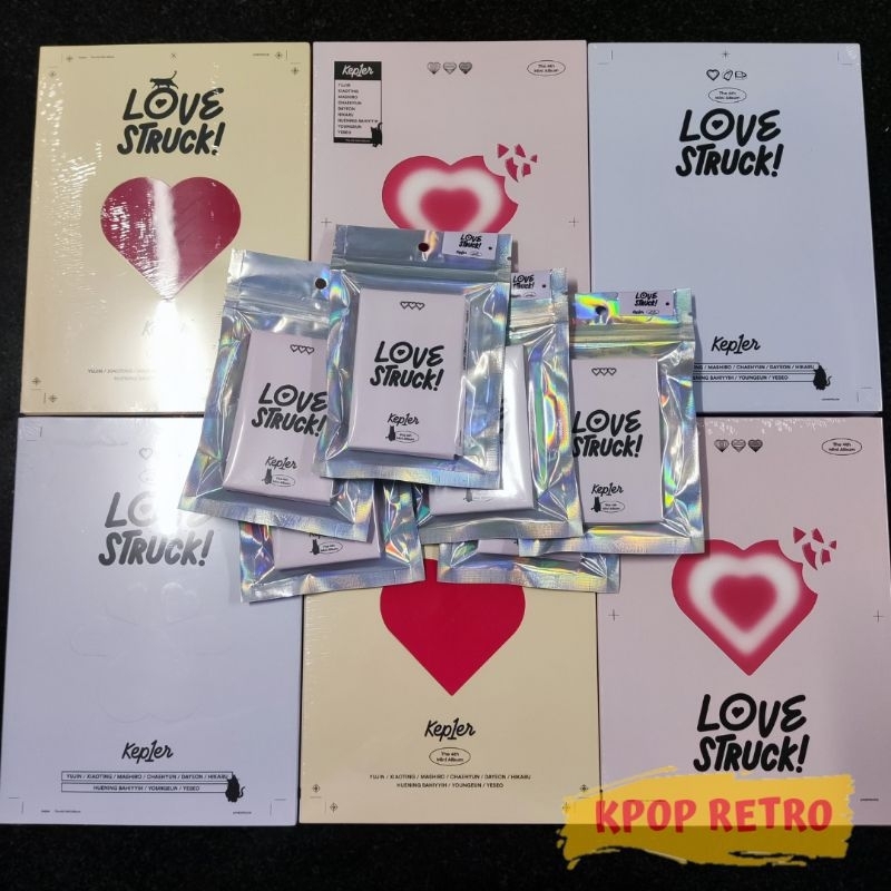 Album KEP1ER LOVESTRUCK! 4th mini, nguyên seal | Shopee Việt Nam