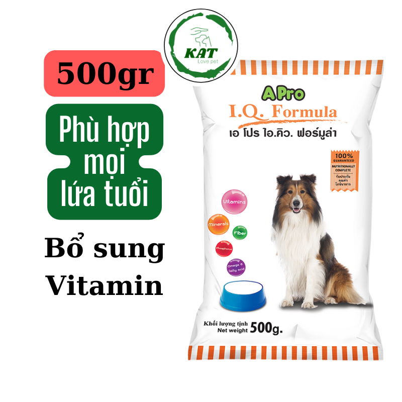 [500gr] Thức ăn hạt cho chó A Pro IQ Formula Dog Food 500gr - Bổ sung ...
