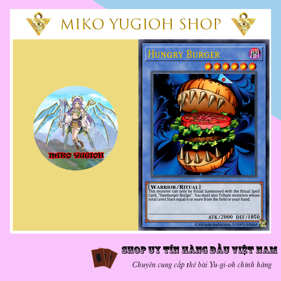 [ Miko Yugioh ] Thẻ Bài Yugioh Chính Hãng Tiếng Nhật Hungry Burger DBWS ...