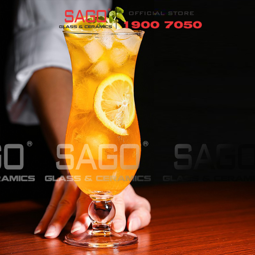 Ly thủy tinh Deli Poco Hurricane Glass 450ml | Ly Thủy Tinh có Chân Cao ...