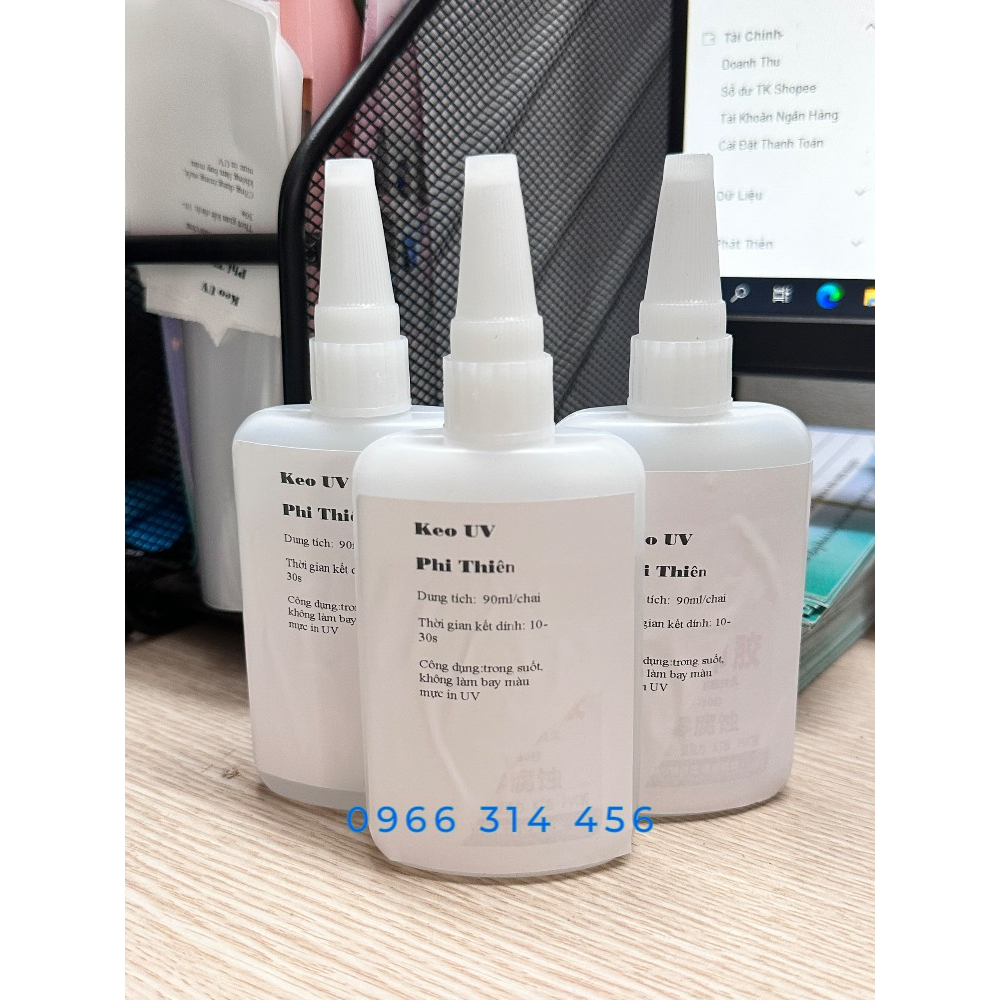Keo Uv dán mica , trong suốt, không bị trôi màu Uv | Shopee Việt Nam