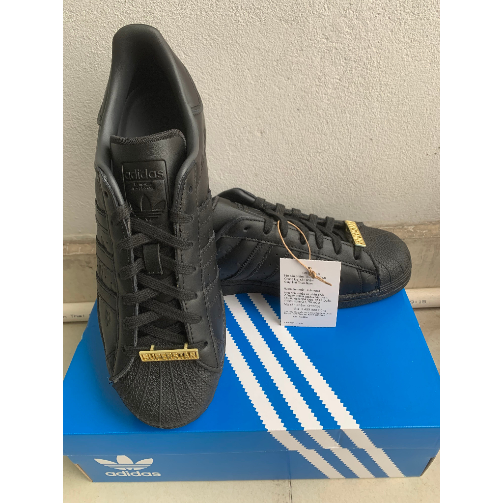 Chính hãng giày adidas Superstar Nam Đen GY0026 | Shopee Việt Nam