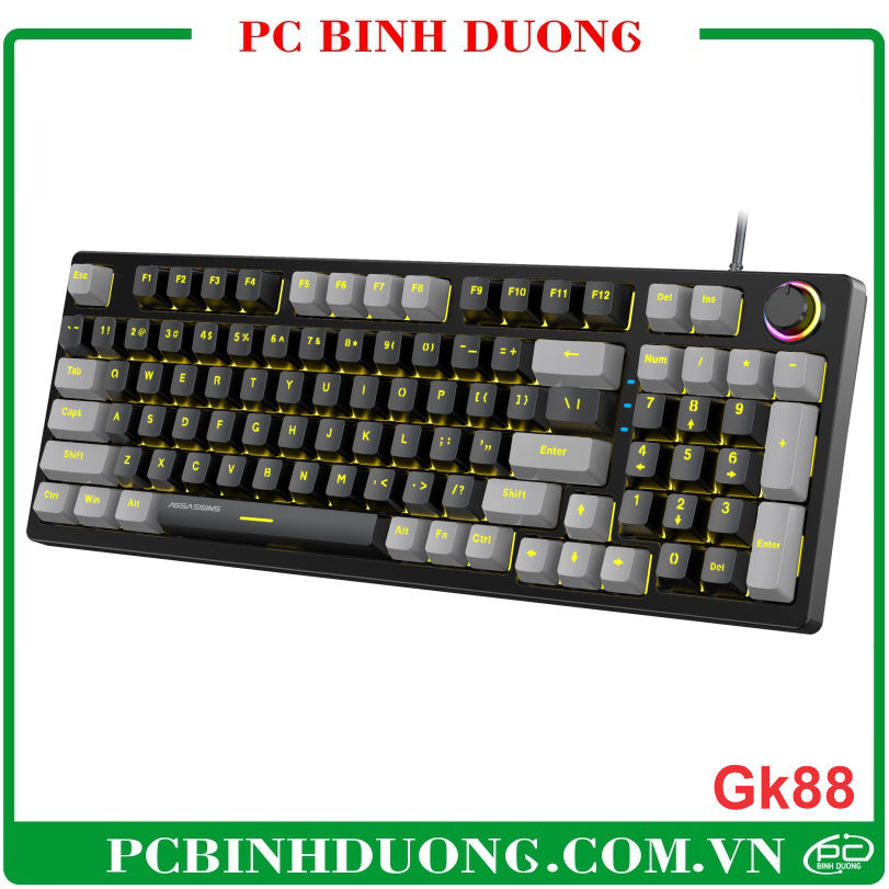 Bàn phím cơ có dây Assassins GK88 | Shopee Việt Nam