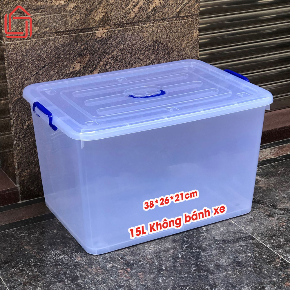Thùng nhựa để đồ chơi trong suốt 6,5L/10L/15L/20L | Shopee Việt Nam