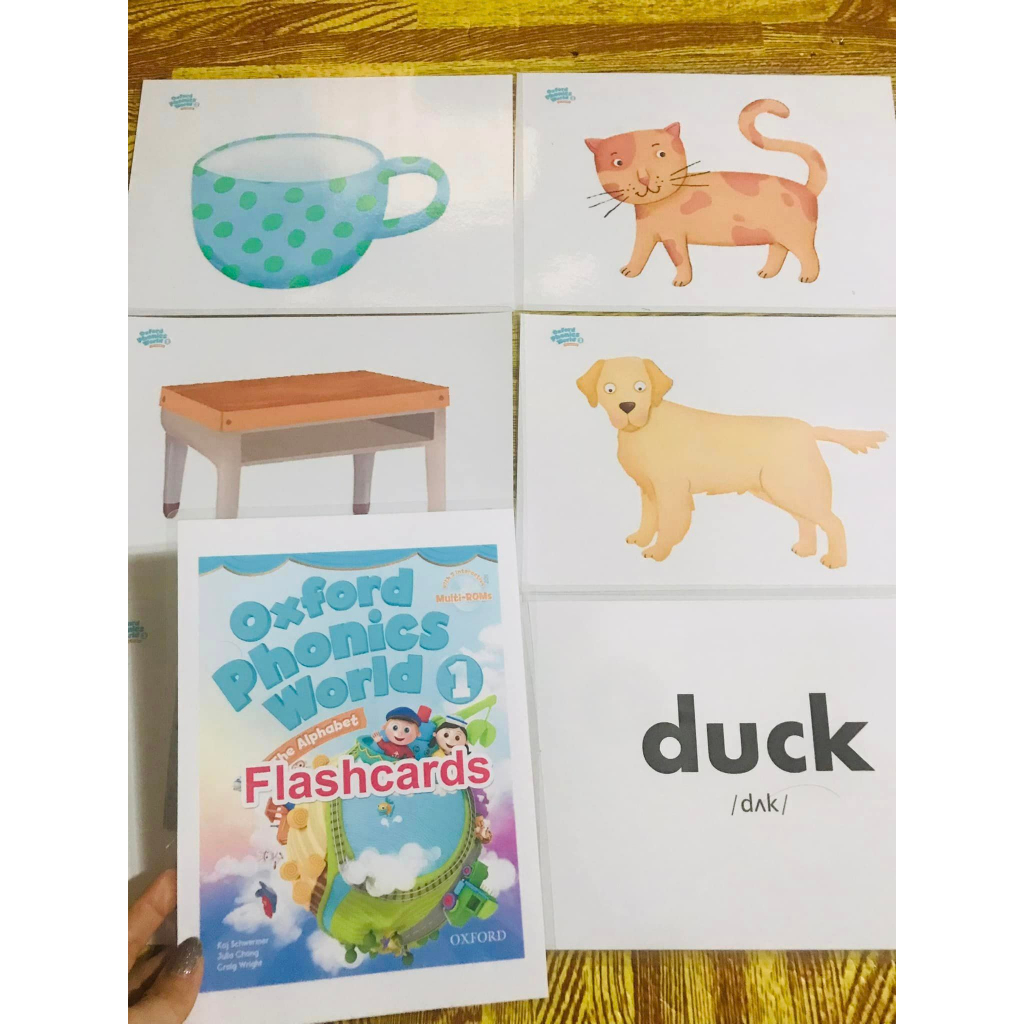 Flashcard oxford phonics 1-2-3 ép plastic a5 | Shopee Việt Nam