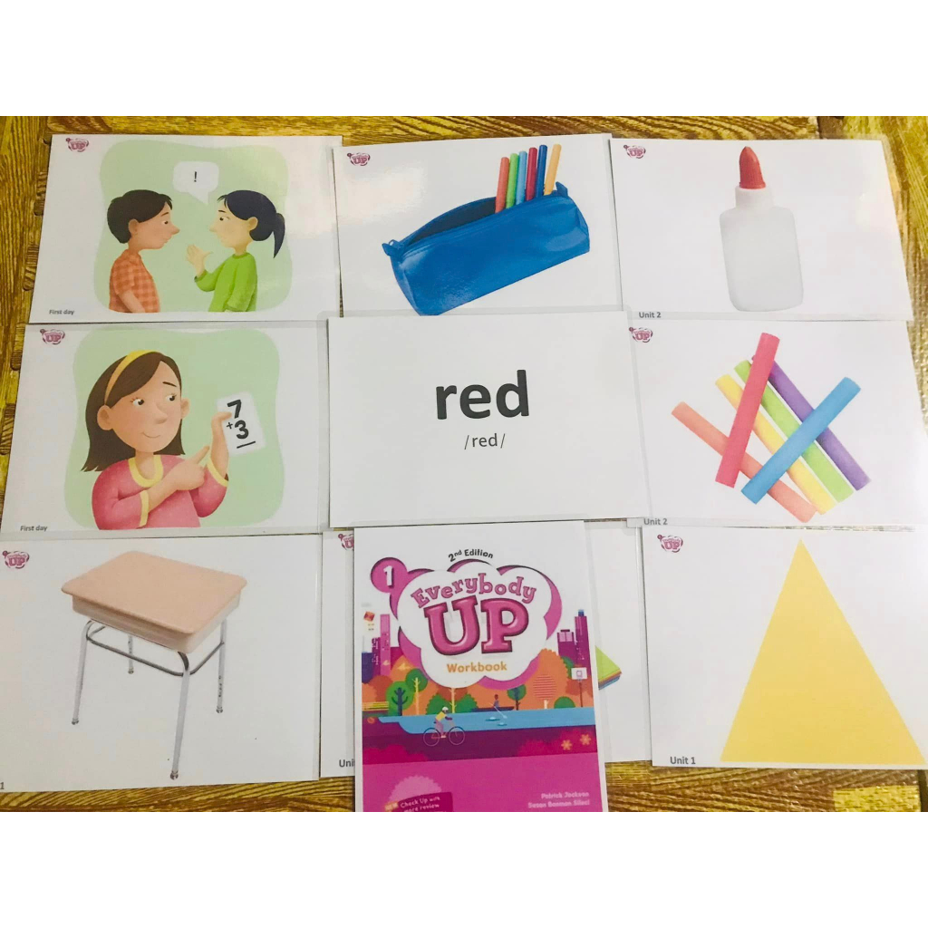Flashcard everybody up starter 1234 | Shopee Việt Nam