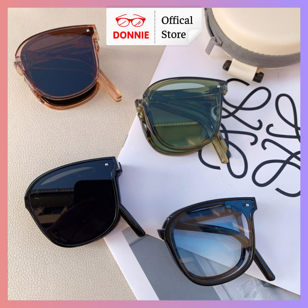 Kính mát, kính râm nam nữ gấp gọn kiểu mới phong cách Retro | Shopee ...