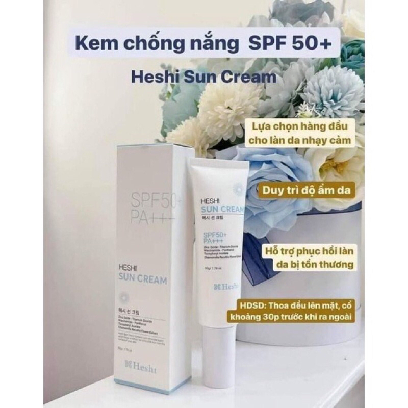 Kem chống nắng Heshi (Sun Heshi Cream) | Shopee Việt Nam
