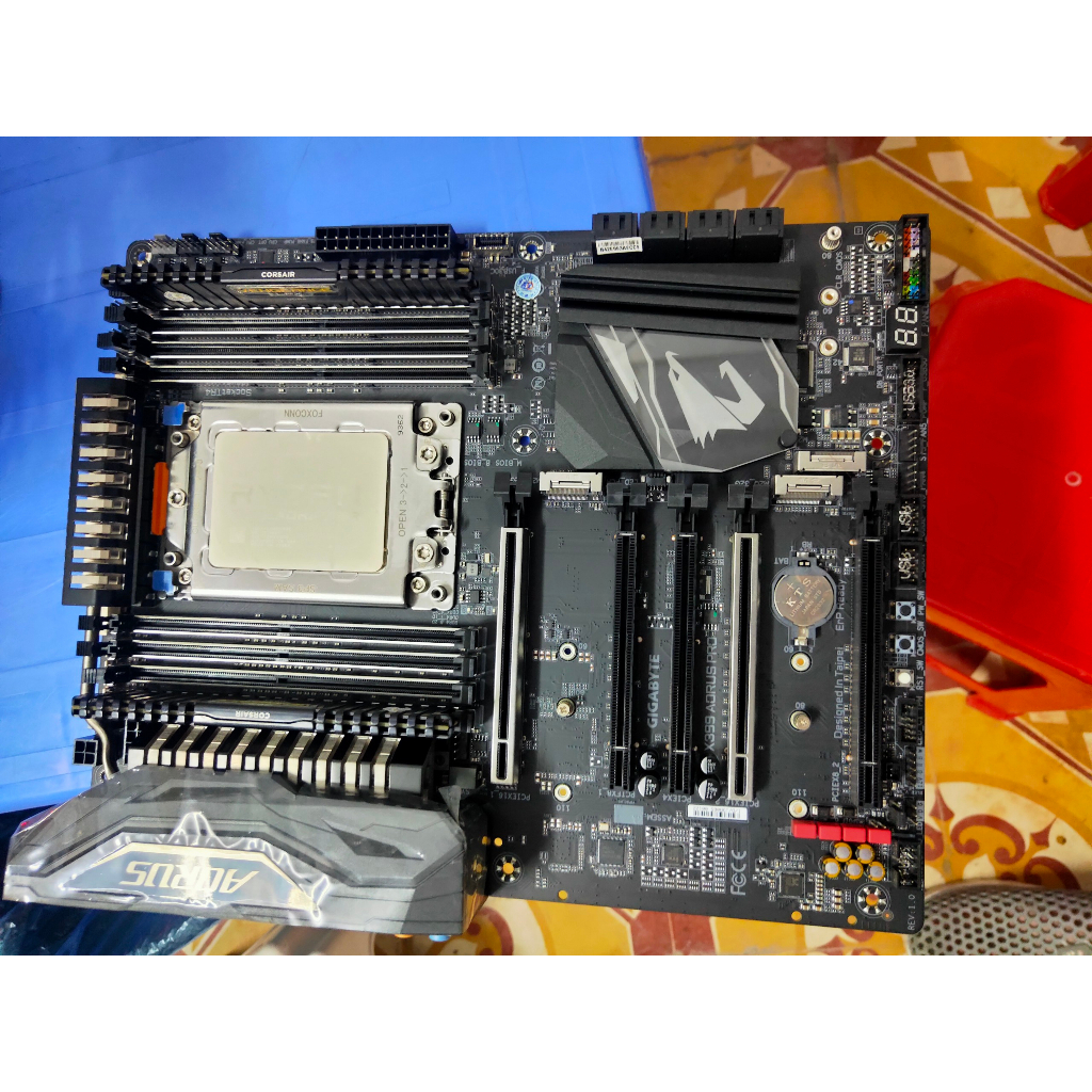 Mainboard Gigabyte X399 AORUS PRO (AMD X399, Socket TR4, ATX, 8 Khe Cắm ...