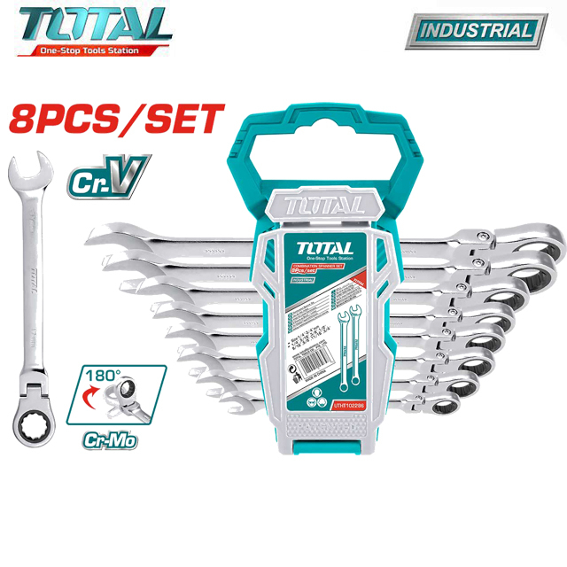 Bộ 8 cờ lê vòng miệng 2 chiều tự động Total THT102RK586/THT102RK086 | Shopee Việt Nam