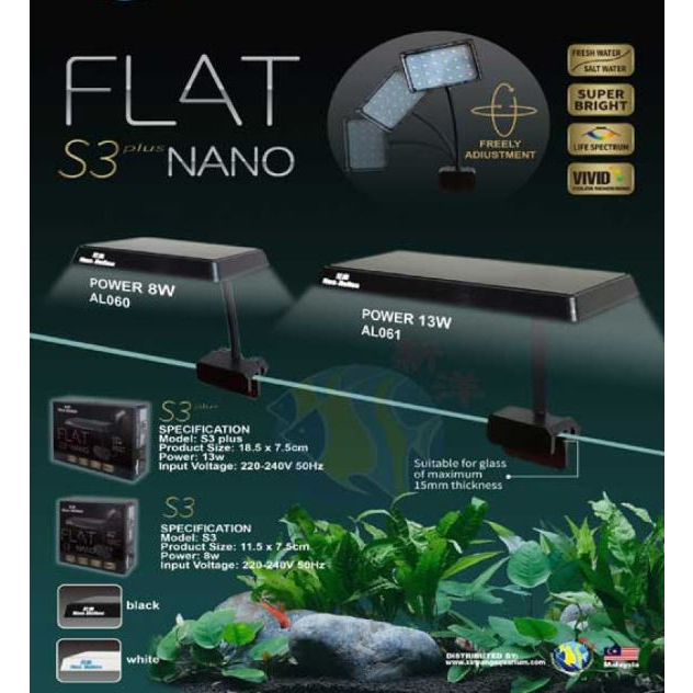 Đèn Flat S3 Plus Nano RGB đỏ cá không đỏ nước | Shopee Việt Nam