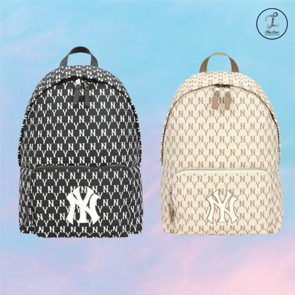 Balo unisex cặp đi học balo MLB New York Yankees Monogram | Shopee Việt Nam