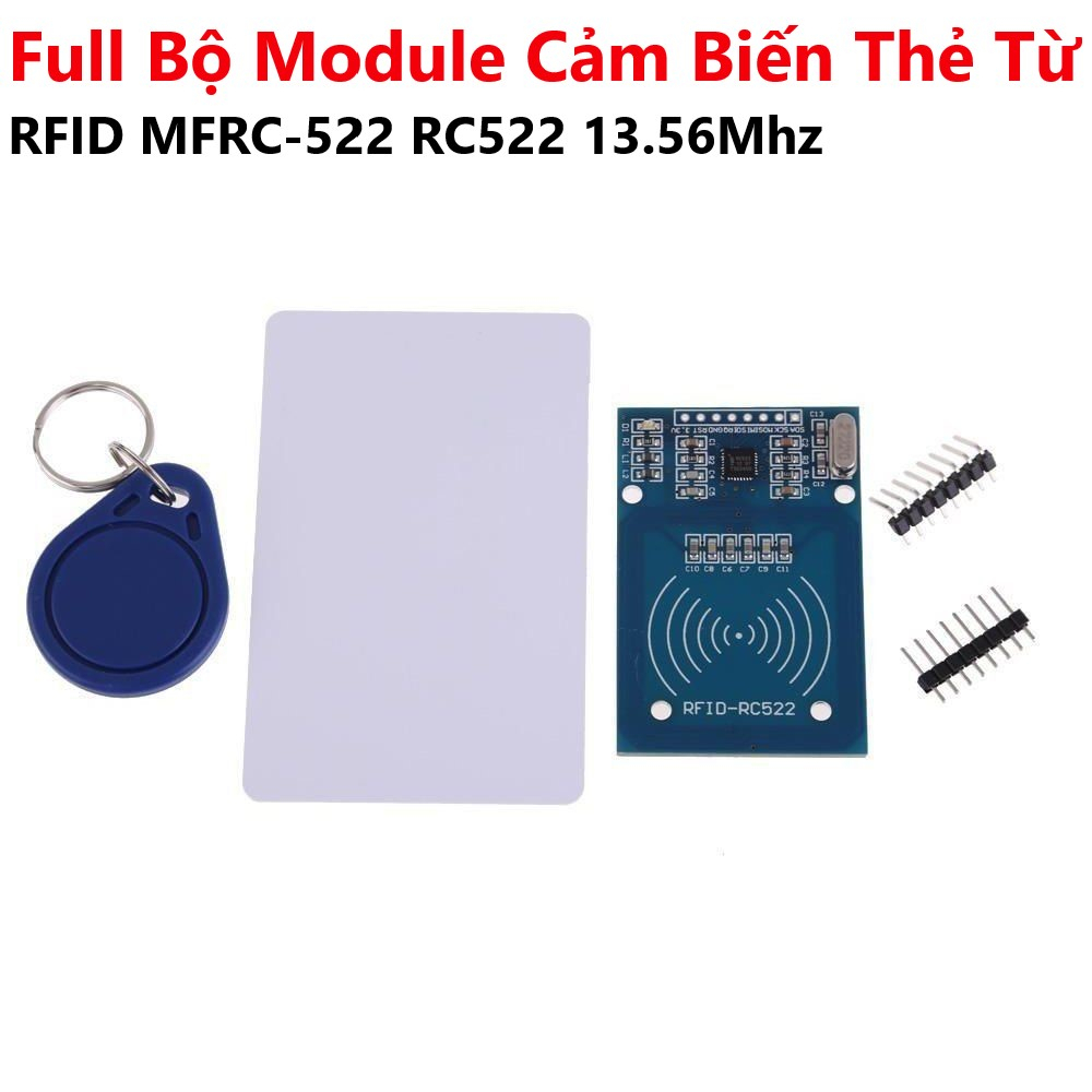 Full Bộ Module Cảm Biến Thẻ Từ RFID MFRC-522 RC522 13.56Mhz | Shopee ...