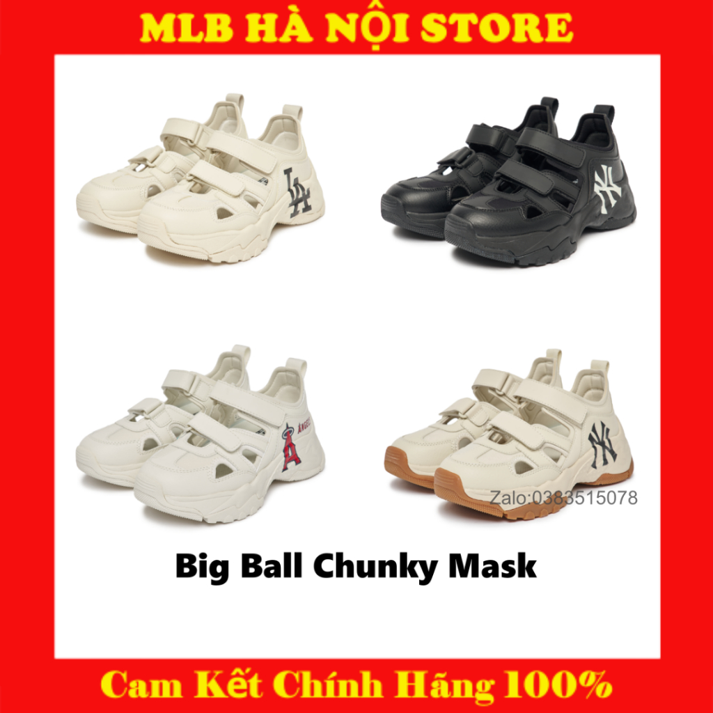 Giày Dép MLB Big Ball Chunky Mask 2024 Chính Hãng | Shopee Việt Nam