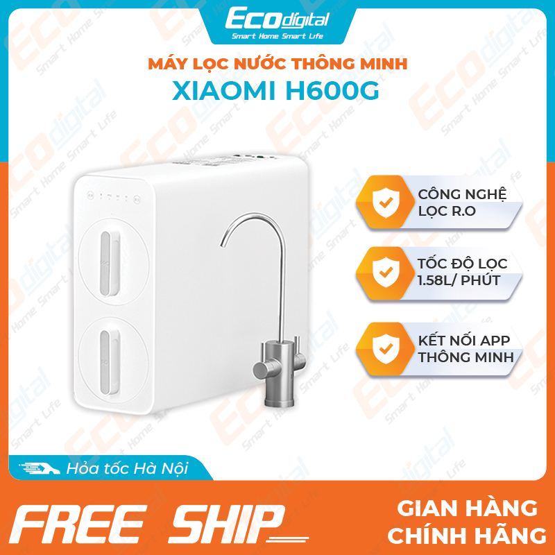 Máy lọc nước thông minh kết nối app điều khiển H600G MR642-B | Shopee Việt Nam