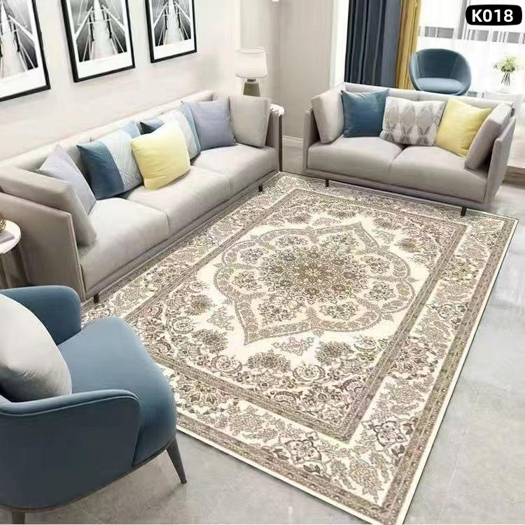 Thảm nhung pha lê 3D/thảm nhung pha lê 5D/thảm phòng ngủ/không rụng lông/thảm phòng khách/chống ...