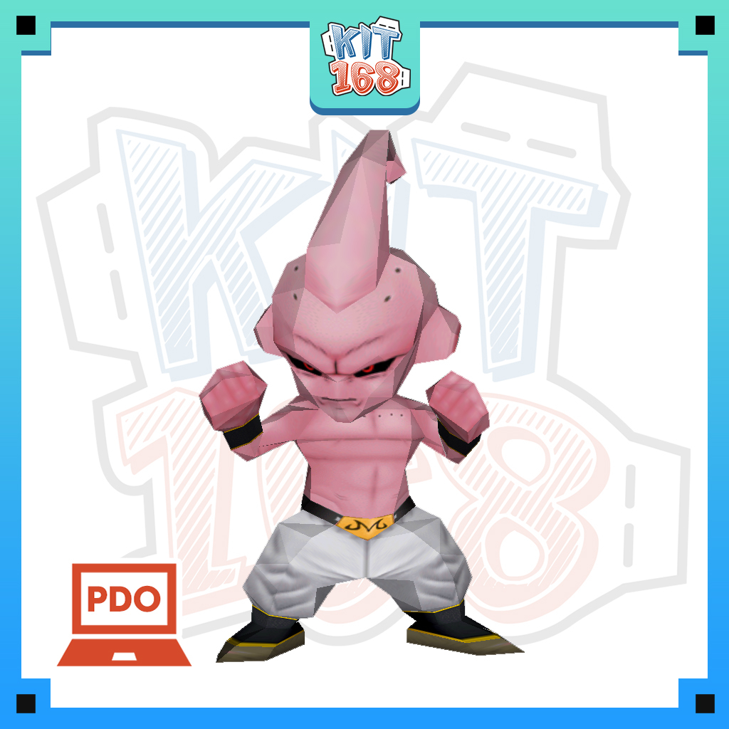 Mô hình giấy Anime Game Chibi Kid Buu ver 2 - Dragon Ball | Shopee Việt Nam