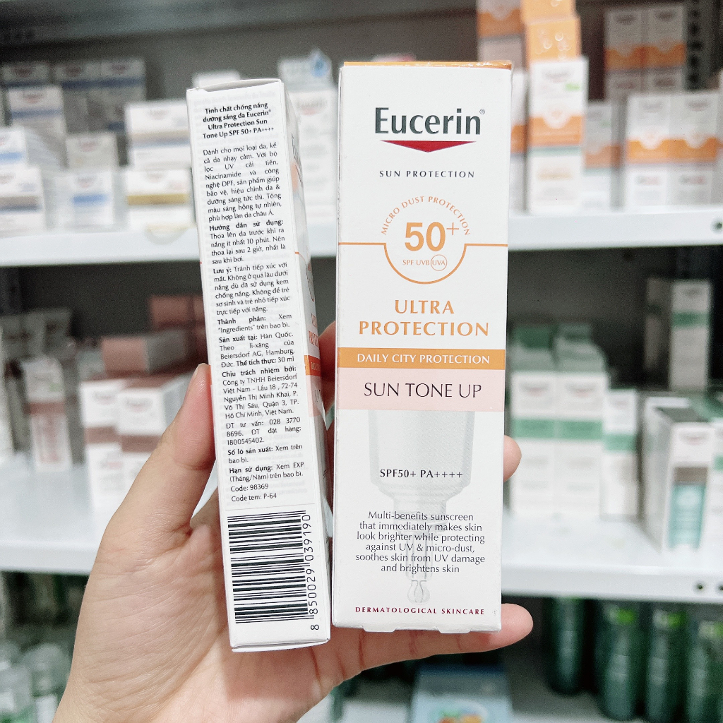 Eucerin Tinh Chất Chống Nắng Nâng Tone Và Dưỡng Sáng Da Tức Thì SUN TONE UP SPF50+PA++++ 30ml ...
