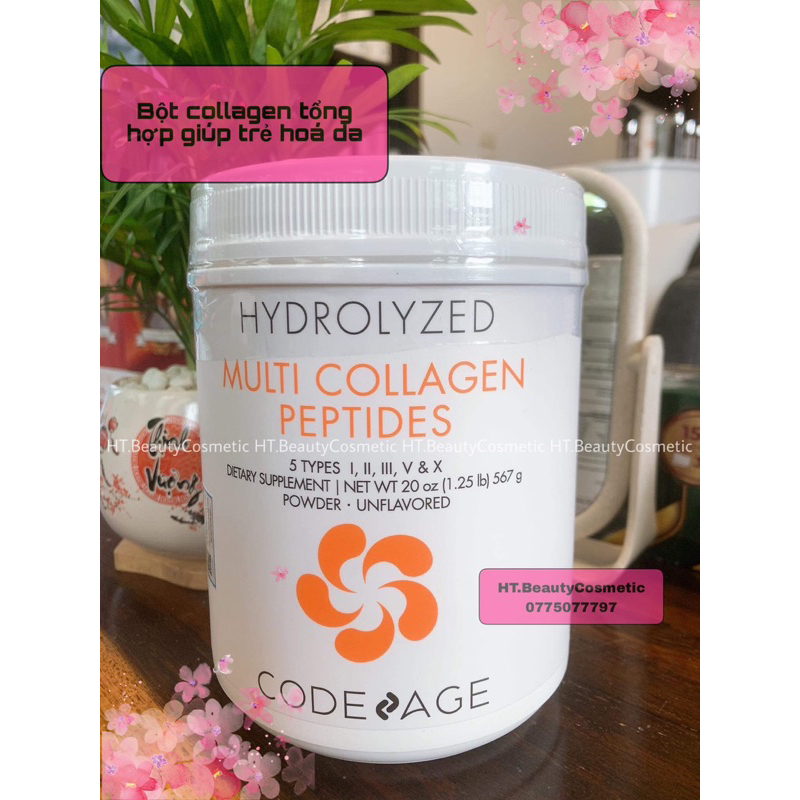Bột Collagen Trẻ Hóa Da Code Age Hydrolyzed Multi Collagen Peptides ...