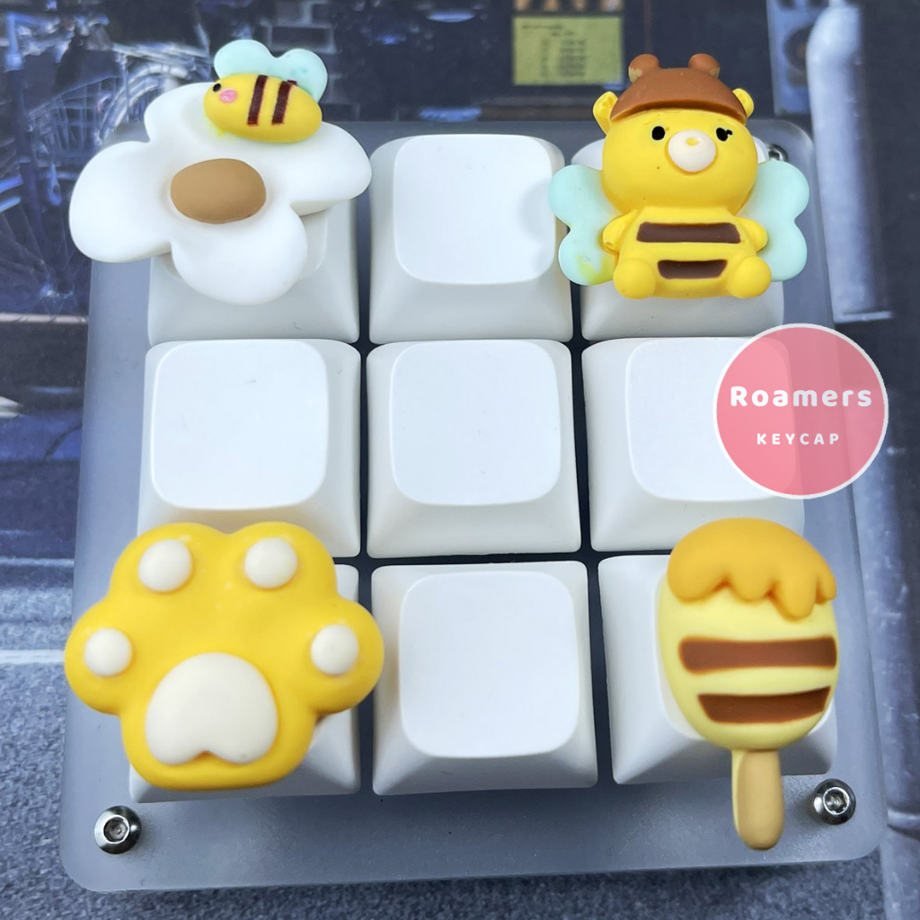 Keycap Nút Bàn Phím Cơ Honey Bee Ong Vàng Dễ Thương Siêu Cưng Dễ Thương ...