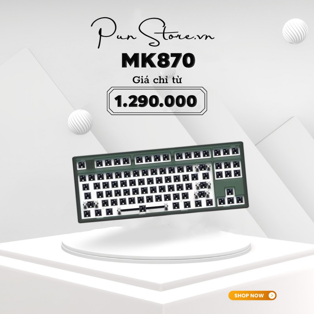 MK 870 - KIT Bàn phím cơ- MK870 3 Mode | Shopee Việt Nam