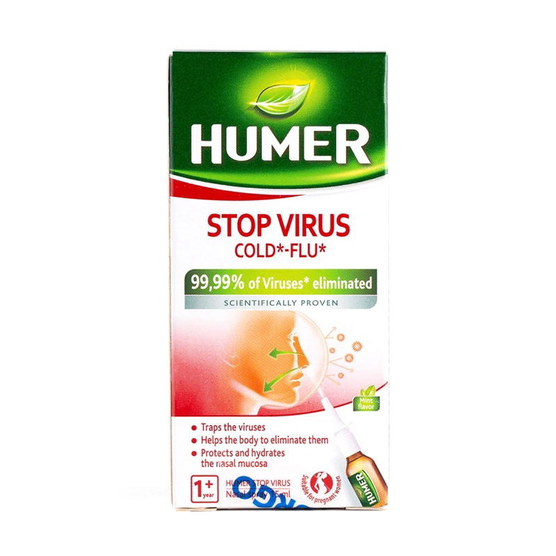 Dung dịch xịt mũi Humer Stop Virus 15ml phòng cảm cúm | Shopee Việt Nam