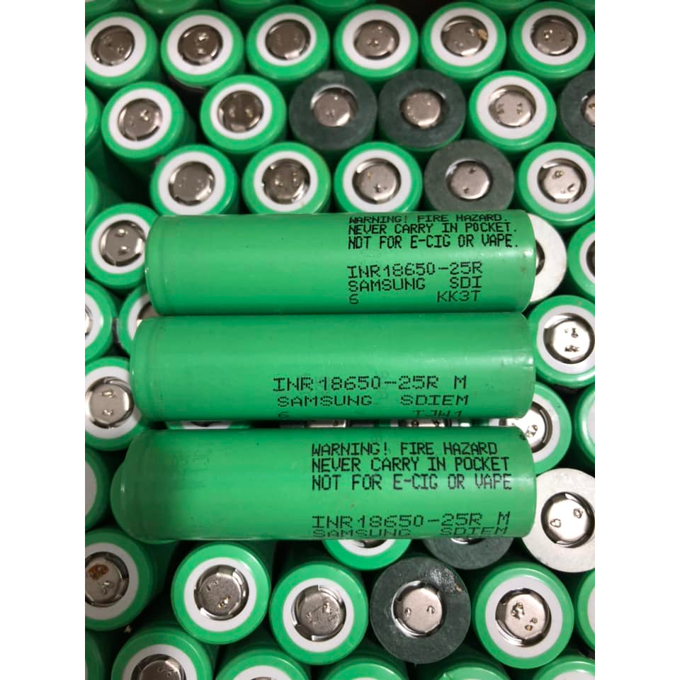 Cell Pin 18650 Highstar Cam - Dung lượng 2400mah xả 20a Tháo Khối Đã ...