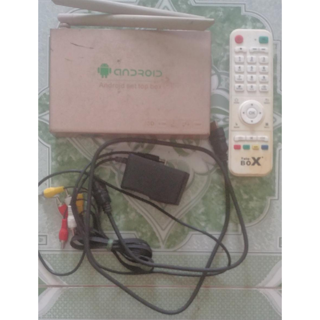 Trọn bộ Android TV Box T8, điều khiển Android TV Box T8 (Đã sử dụng ...