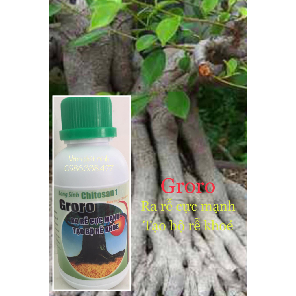 Phân bón kích ra rễ cực mạnh Groro Chitosan (chai 100ml) | Shopee Việt Nam