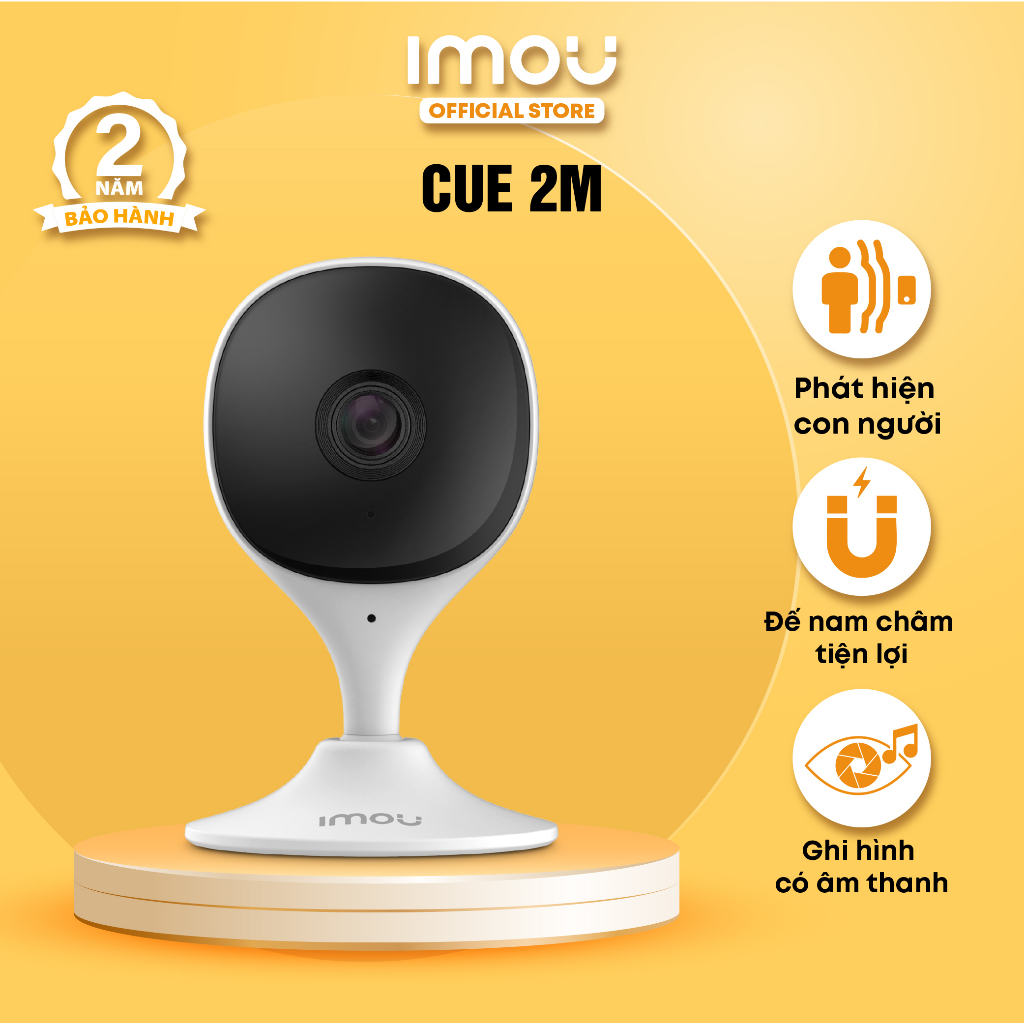 Camera Wifi trong nhà Imou Cue 2M I IPC-C22CP-D-V2 I Đế nam châm I Phát ...