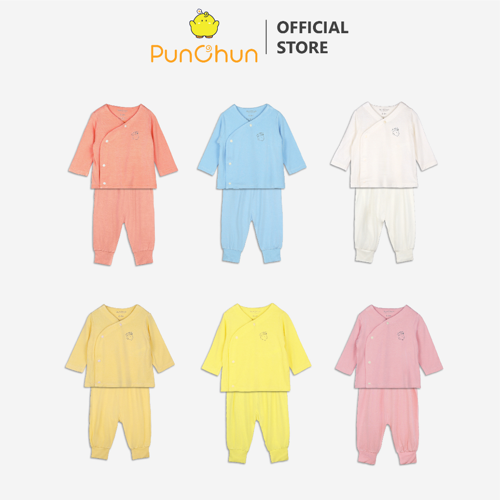 [PUNCHUN] Bộ dài cúc cheó Punchun cho bé - SS23 | Shopee Việt Nam