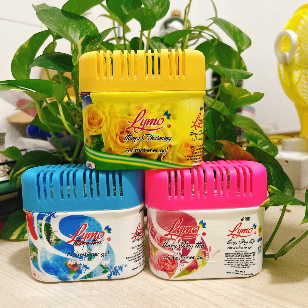 Sáp thơm phòng Lymo 220g, hộp sáp khử mùi tạo hương thơm nhẹ nhàng dễ ...