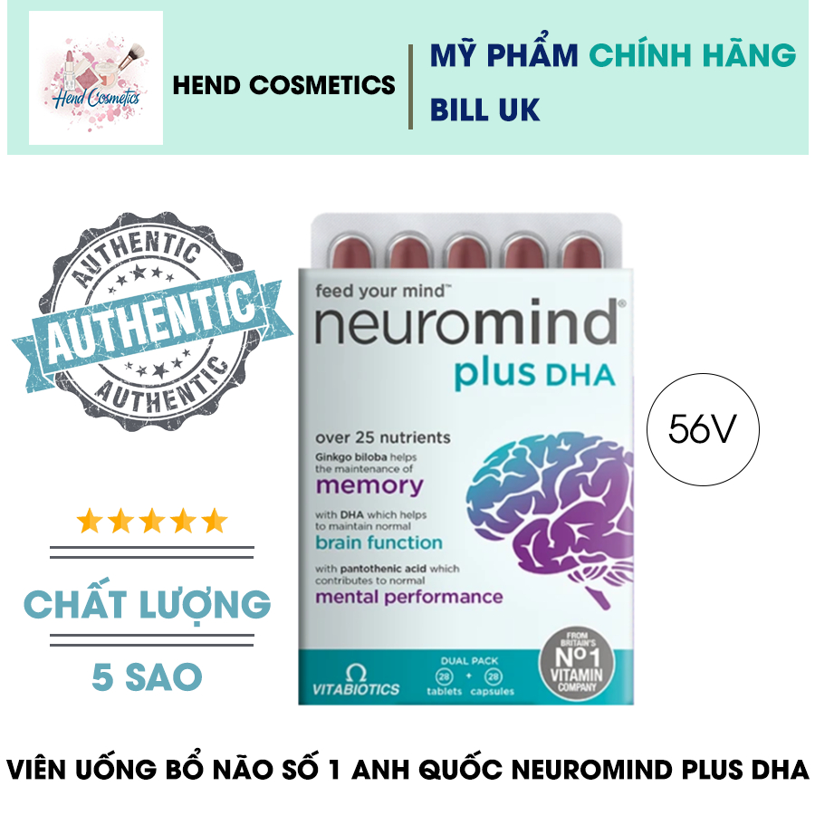 Viên uống Bổ não Neuromind Plus DHA (Bill Anh) | Shopee Việt Nam
