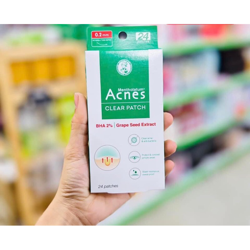 Miếng dán mụn 3 tác động Acnes hộp 12 miếng, 24 miếng | Shopee Việt Nam