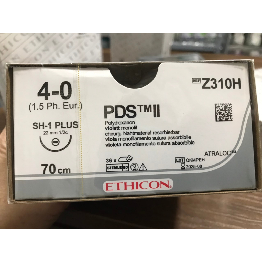 Chỉ phẫu thuật tự tiêu PDS 4-0 Một kim lục giác SH-1 Plus (22mm 1/2c) 70cm, Z310H | Shopee Việt Nam