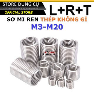 1c ren cấy ốc thép không gỉ L+R+T | Ren cấy ốc, nối ren trong ren ngoài, cà rá mini, sơ mi răng ...