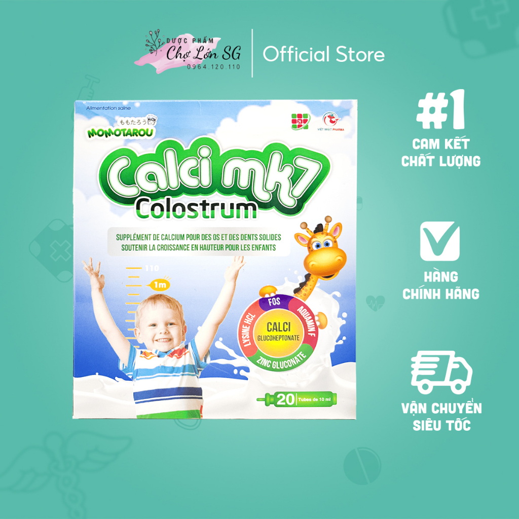 [CHÍNH HÃNG] Siro calci mk7 colostrum bổ sung canxi, giúp xương răng ...